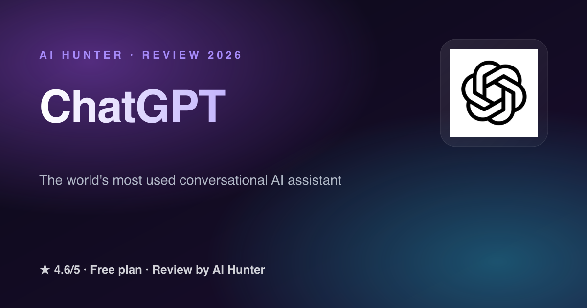 ⭐⭐⭐⭐⭐ 4.6/5 ChatGPT — Everyone — the ultimate all-purpose AI tool, from ...